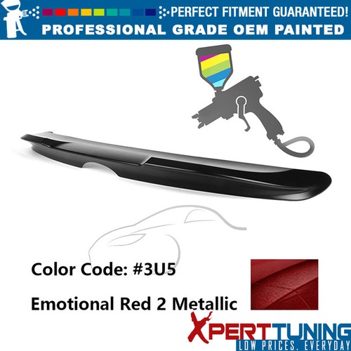 Fits 18-24 Toyota Camry Trunk Spoiler Painted Emotional Red 2 Metallic ...