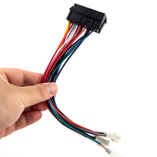 20Pin ATX To 2Port 6Pin AT Converter Power Cable Cord for 286 386 486 ...