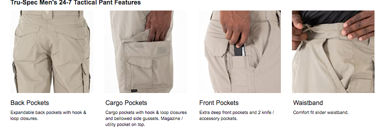 VETERAN'S DAY SALE! Tru-Spec 24-7 Tactical Rip-Stop Police STYLE Pant ...