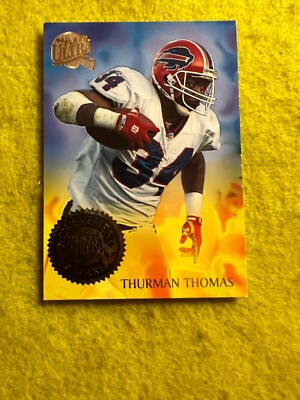 BILLS THURMAN THOMAS 1994 ULTRA NFL ULTRA ACHEIVEMENT AWARDS INSERT ...