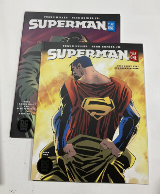 Superman Year One Near Mint Nm Book 1 And 2 Lot Set DC Black Label | eBay