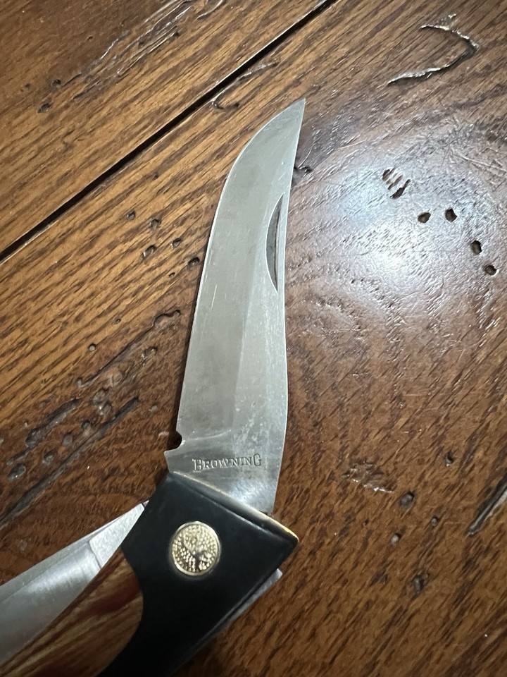 Browning Model 828 Featherweight Big Game 3-Blade Pocket Knife(No Case ...