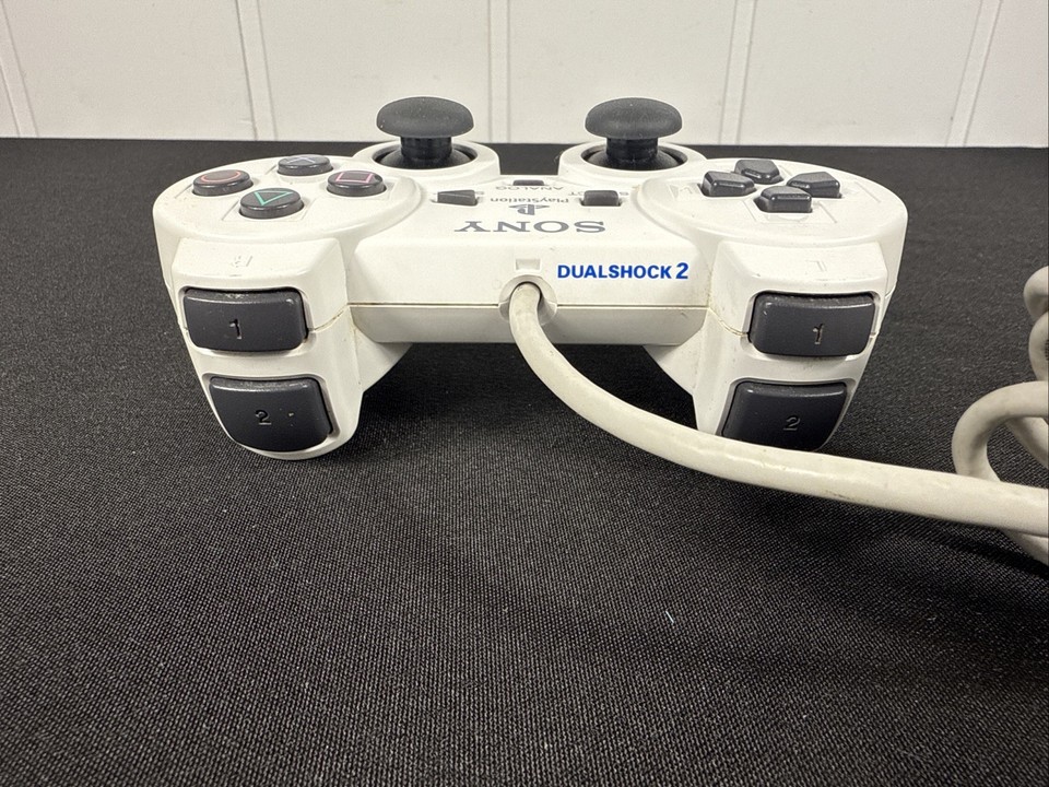 Sony PS2 Slim White SCPH-79001 Console Controller Singstar 10 Games ...