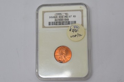 1995 Penny double die ms 67 rd 14674 | eBay