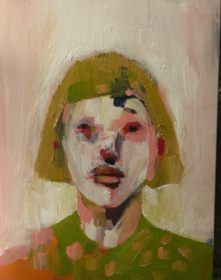 Parsons People. Abstract Original Art. 16x20 Canvas. Signed. Acrylic ...