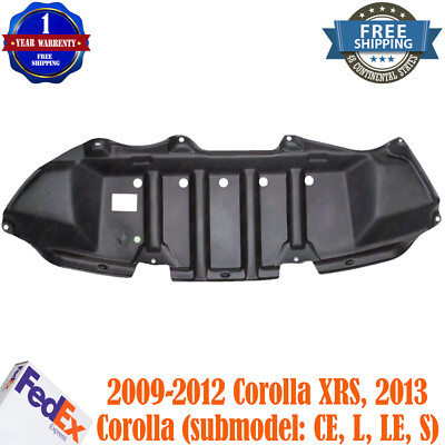 New Front Engine Splash Shield For 09-12 Toyota Corolla XRS North ...