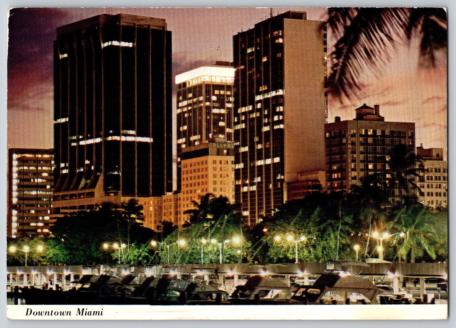 Miami, Florida FL - Close Up Of Miami's Magic Skyline - Vintage ...