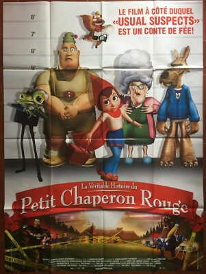 Affiche LA VERITABLE HISTOIRE DU PETIT CHAPERON ROUGE Chambre Enfant ...