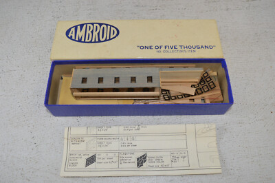 Ambroid Triple Decker Dormitory Car HO Collector's 1 of 5000 | eBay