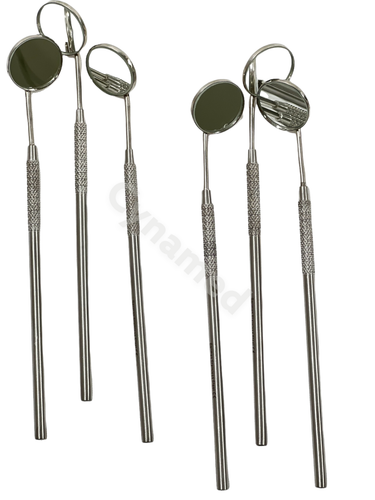 Premium 12 Pcs Dental Mouth MIRROR #5 With HANDLE Dental Instruments | eBay