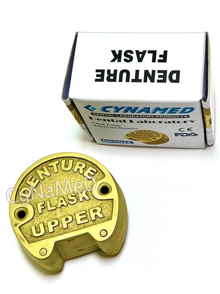 Dental Lab Flask | Bronze Denture Flask Press Compress | Upper Lower ...