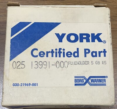 York 025-13991-000 15A / 250V FUSE HOLDER New Old Stock | eBay