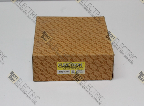 Bussmann, FRS-R-40, 40 Amp 40a Dual Element Fusetron Fuse 40 Amp Class ...