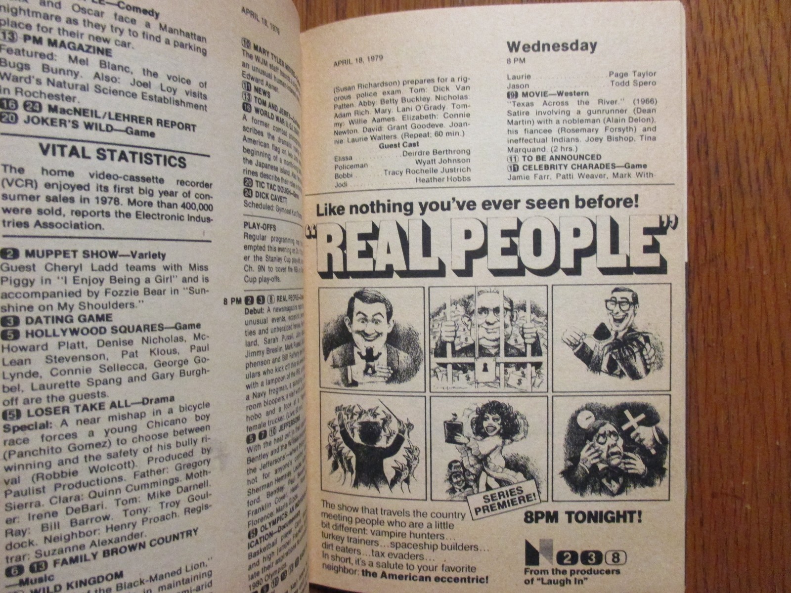 April-1979 TV Guide(REAL PEOPLE DEBUT/JOHN S. RAGIN/JACK KLUGMAN/CAROL ...