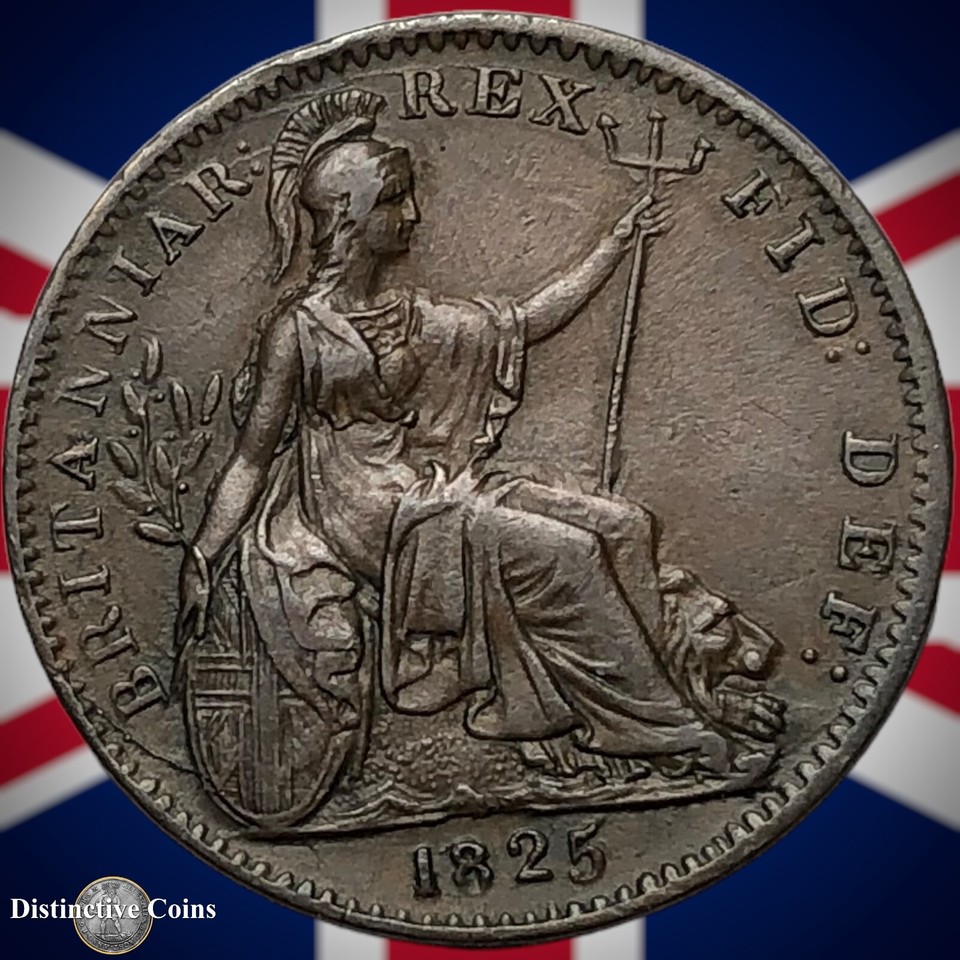 Great Britain 1825 Farthing 1/4d GB3297 | eBay