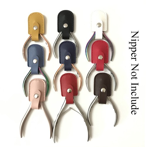 Nail Art Cuticle Nipper Cover Protective Sleeve Cap Scissors Manicure ...