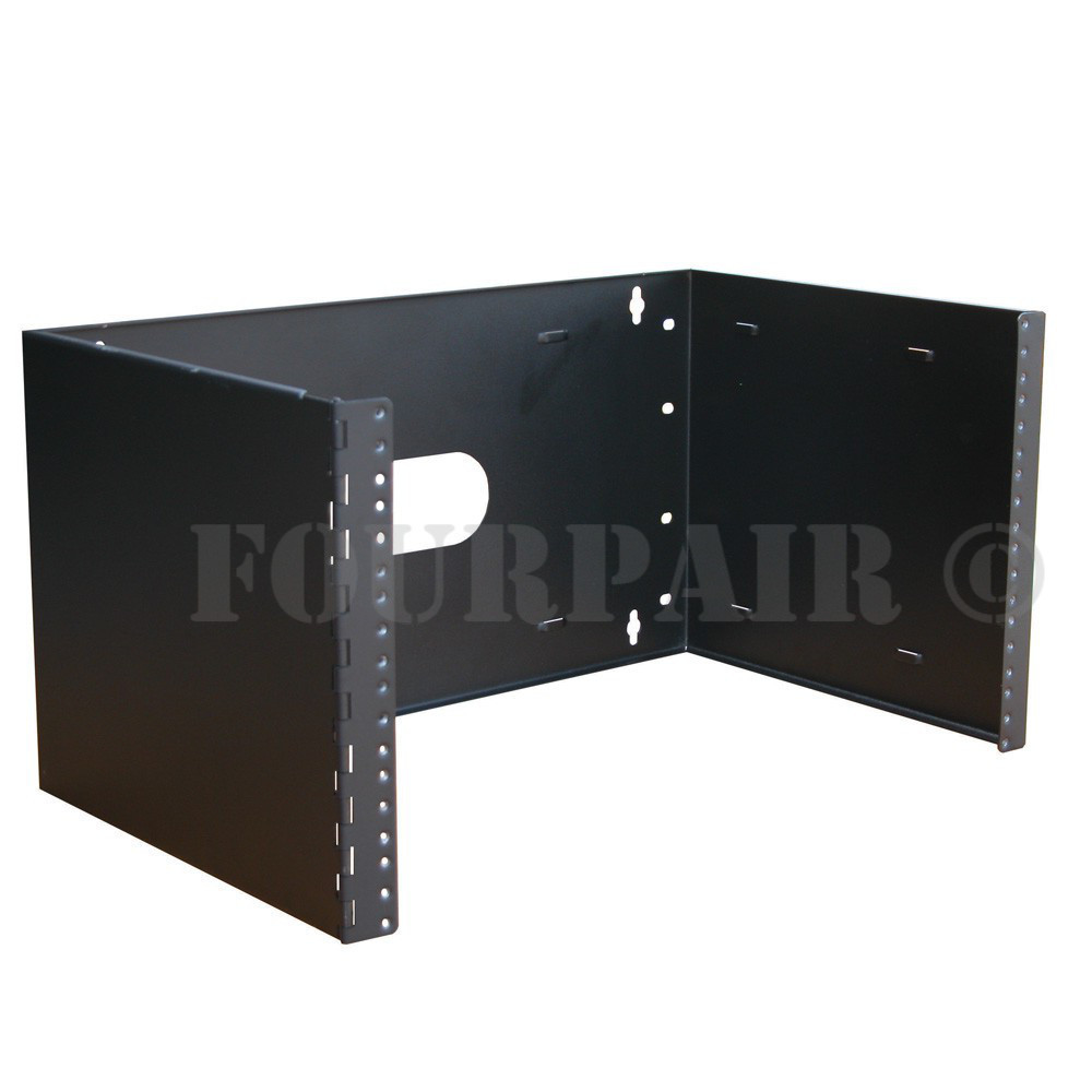 6u Steel Wall Mount Hinged Swing out Patch Panel 19" Bracket 12" Deep ...