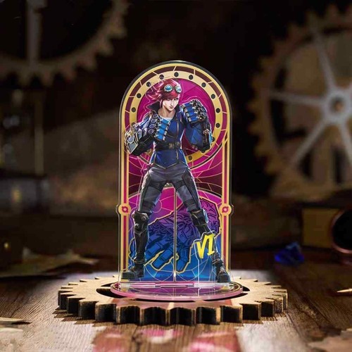 Arcane：league of Legends Jinx Vi Caitlyn Kiramman Acrylic Standing ...