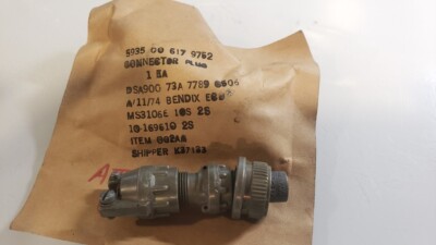 (4) BENDIX CONNECTOR PLUGS MS3106E10S2SC 5935-00-617-9752 | eBay