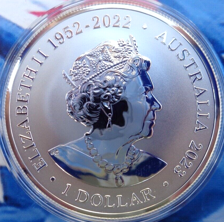 2023 Australian ROUGH-TOOTHED DOLPHIN $1 BU coin .9999 ultra fine ...