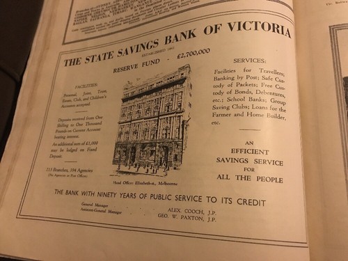 State Savings Bank Of Victoria Australia Original 1931 Vintage Print Ad ...