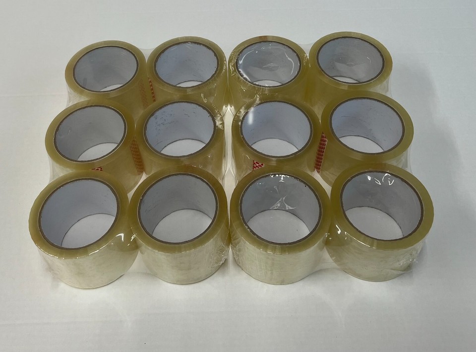 EXTRA WIDE HEAVY DUTY CLEAR PARCEL PACKING TAPE 75MM x 66M 3'' LARGE ...