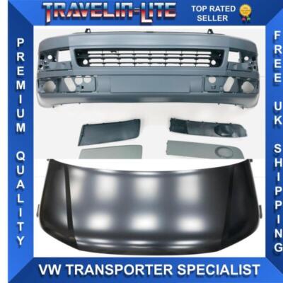 Transporter T 5.1 Front Bumper Primed &Bumper Inserts & Bonnet Seem ...