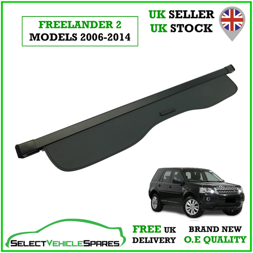 NEW LAND ROVER FREELANDER 2 PARCEL SHELF BOOT LOAD COVER BLACK 2006 ...