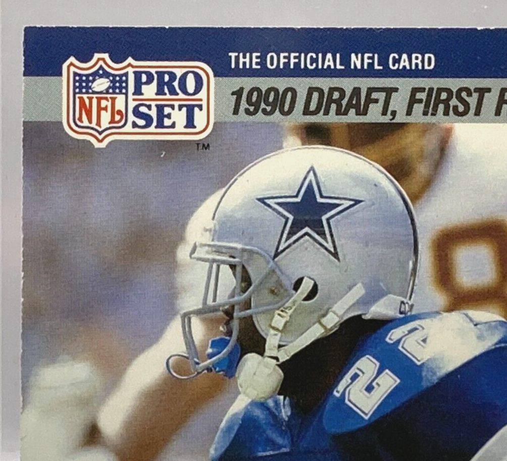 (2) 1990 Pro Set - Draft Emmitt Smith "1990 Draft" #685 Rookie Cards ...