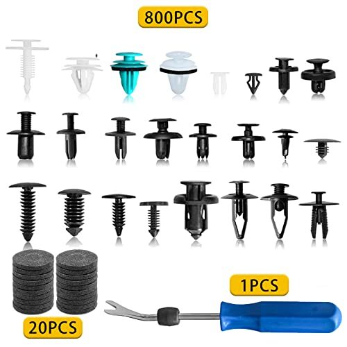 821Pcs Car Push Retainer Clips Automotive Screws Auto Body Fastener ...