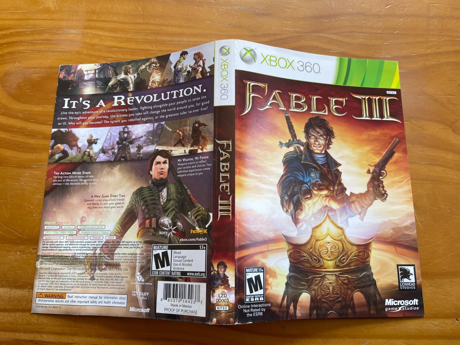 Xbox 360 Cover Art Inserts Original Authentic Microsoft - BUY 3 GET 1 ...