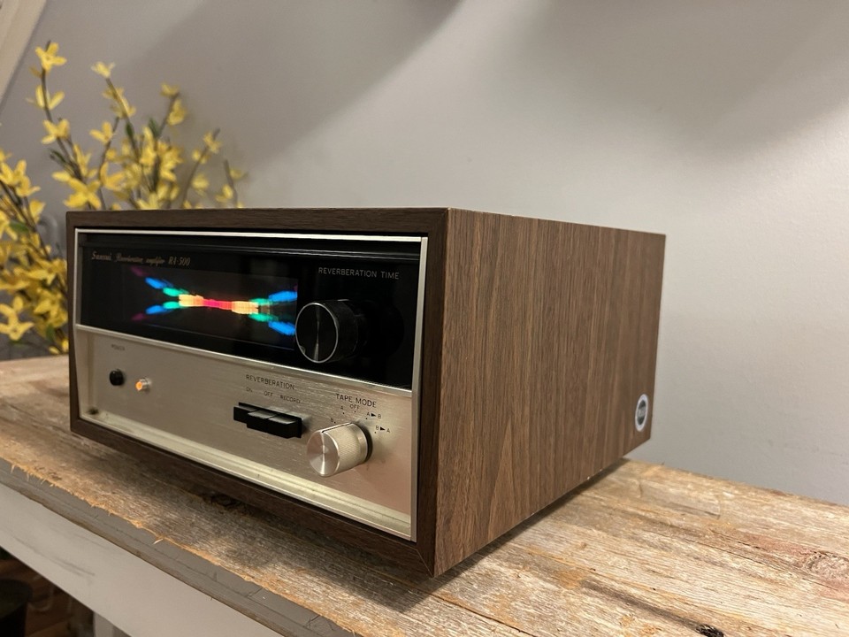 Rare Vintage Wood Stereo 1970’s Sansui Reverberation Amplifier RA-500 ...