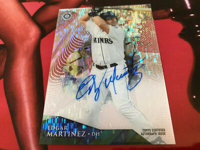 Edgar Martinez #HT-EM Auto /50 2014 Topps High Tek autograph signed HOF ...