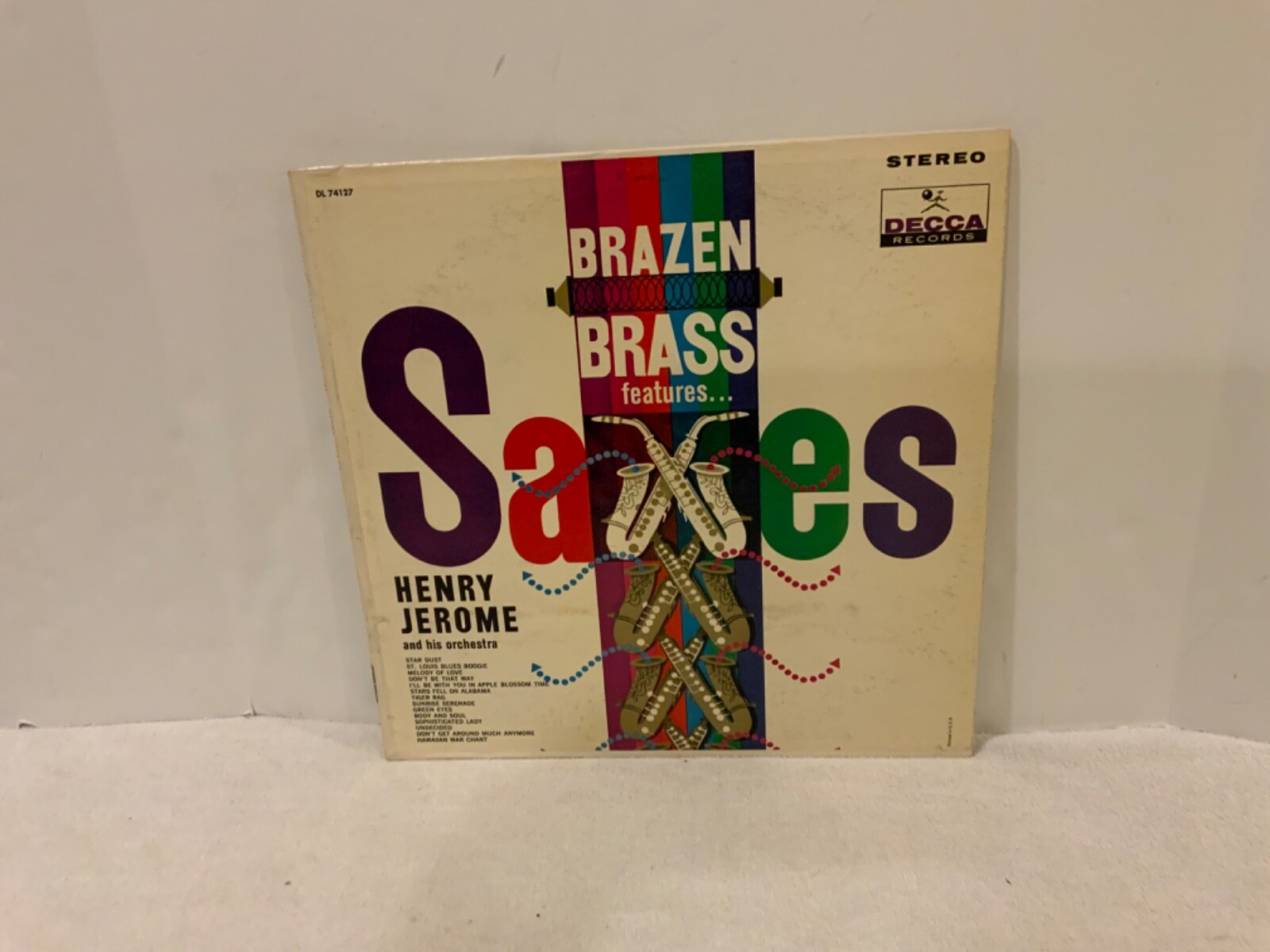 Henry Jerome and his Orchestra Brazen Brass Features Saxes - 12” LP DL ...