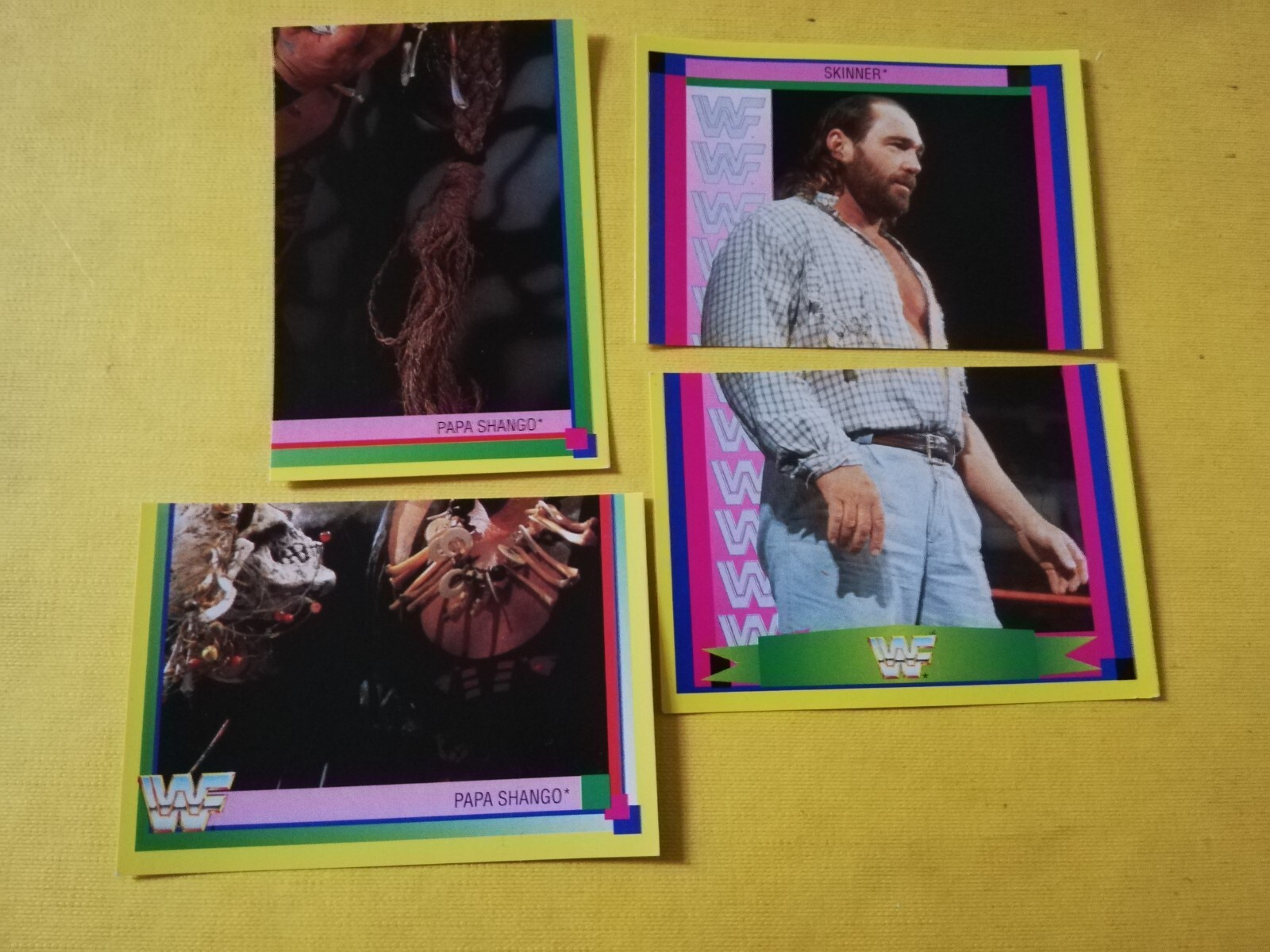 WWF STICKERS MERLIN BRET HART PINK ALBUM 1993 SELECT THE STICKER YOU ...