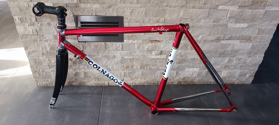 COLNAGO MASTER Saronni red size 53 road bicycle steel frame Columbus ...