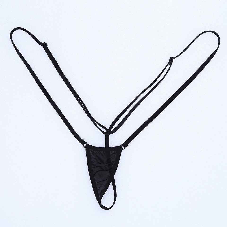 Women Sling Shot Micro Mini Bikini Top Bodysuit Lingerie Underwear G ...