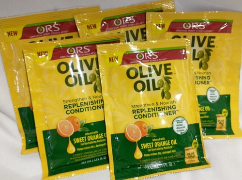 5X ORS Olive Oil Replenishing Pak Penetrating Hair Conditioner Packets ...