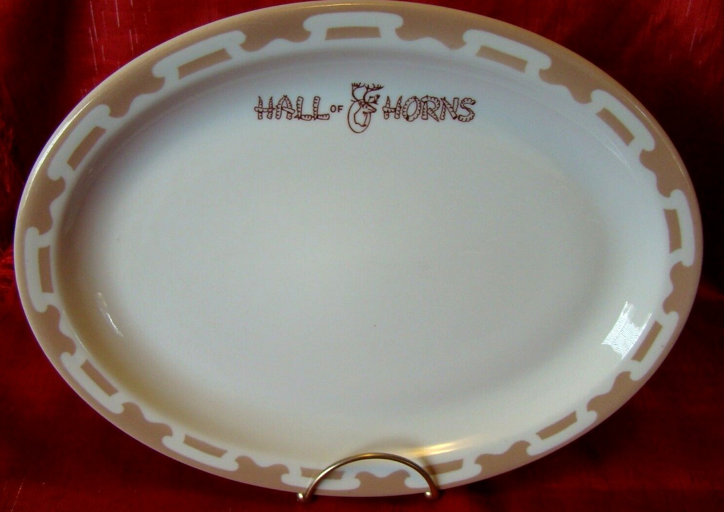 World Famous "Horns of the Hunter" "Hall of Horns" Shenango Platter ...