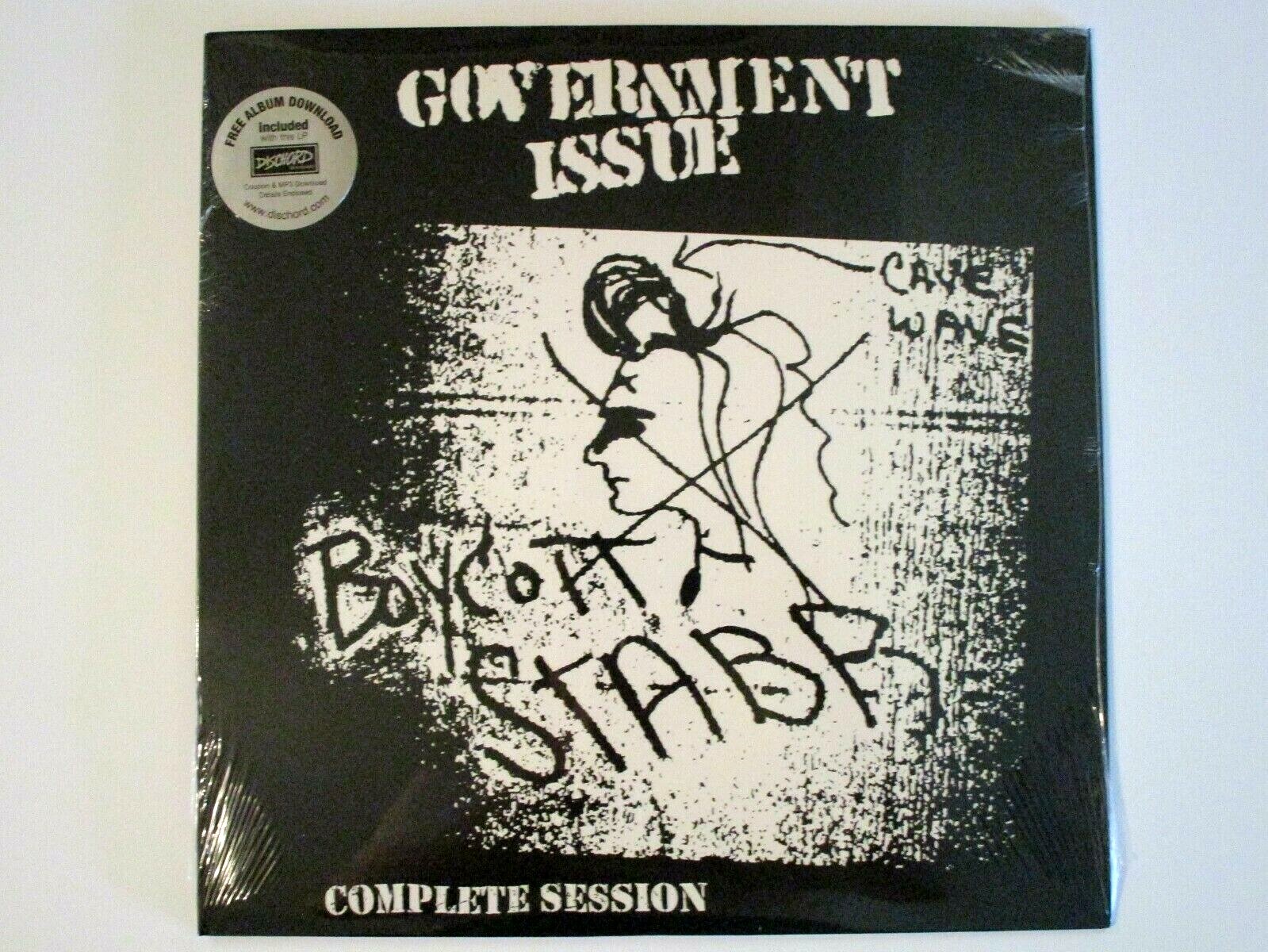 GOVERNMENT ISSUE BOYCOTT STABB COMPLETE SESSION LP DISCHORD PUNK VINYL ...