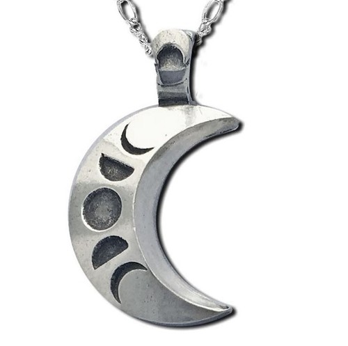 NEW Crescent Moon Phases Pendant w/ Chain by Deva Designs - US Made! | eBay