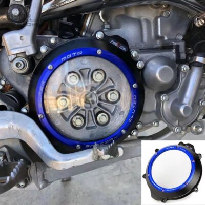 Clutch Cover Clear For Yamaha YZ250 1999-2020 YZ250X 2016-2020 Engine ...