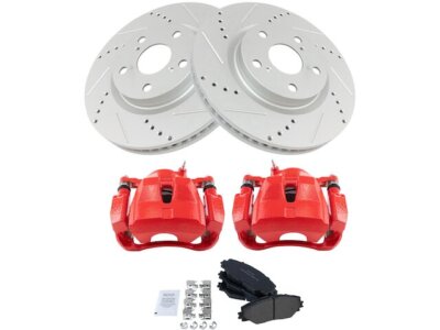 For 2009-2013 Toyota Matrix Brake Pad Rotor and Caliper Set Front ...