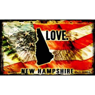 Love New Hampshire Novelty Metal Magnet M-8615 | eBay