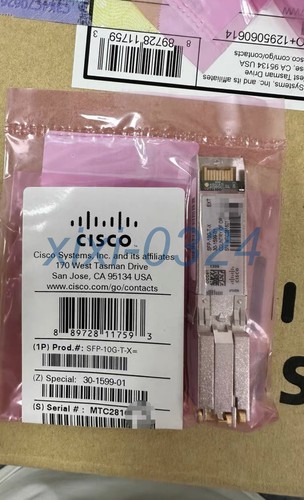 1pcs NEW Cisco SFP-10G-T-X Wanzhaoguang Special Electricity(Green Label ...