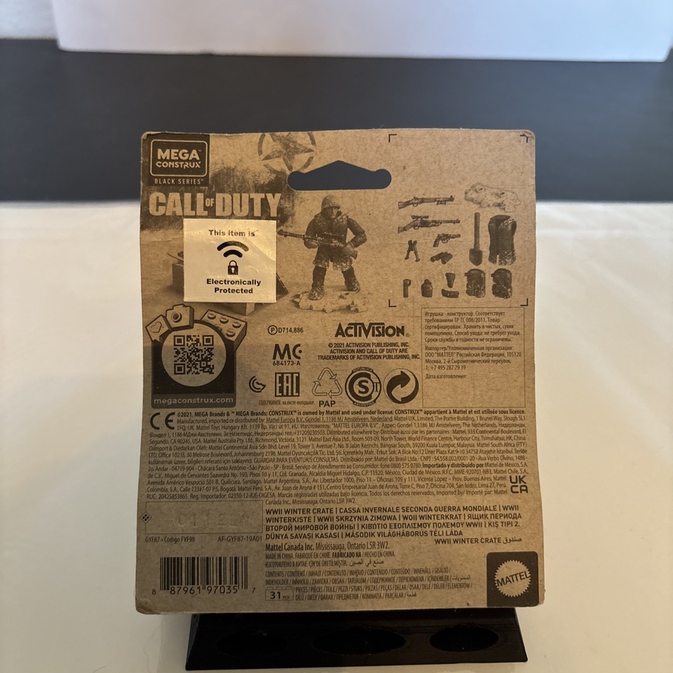 Mega Construx Black Series Call Of Duty WW2 Winter Crate (GYF87) NIB ...