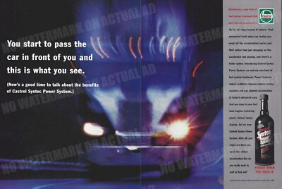 Castrol Syntec Motor Oil 1997 Trade Print Magazine Ad Automotive ADVERT ...