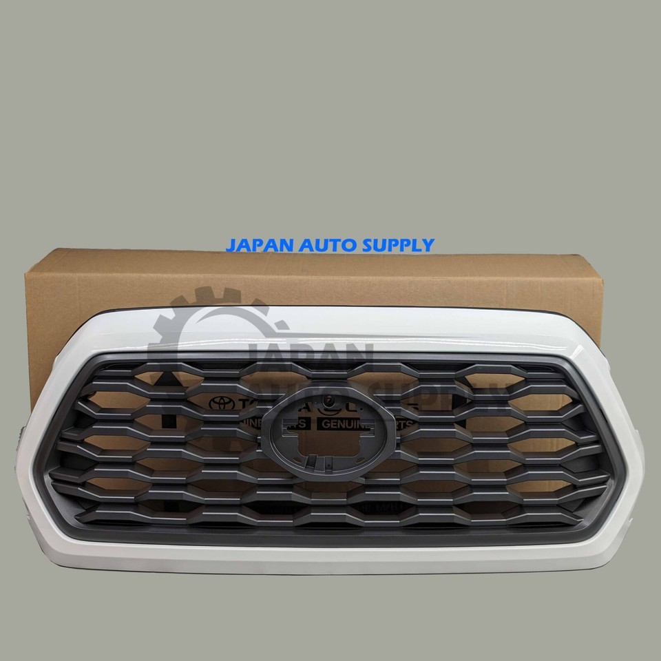 GENUINE TOYOTA 18-23 TACOMA TRD SPORT WHITE 040 RADIATOR GRILLE 53101 ...