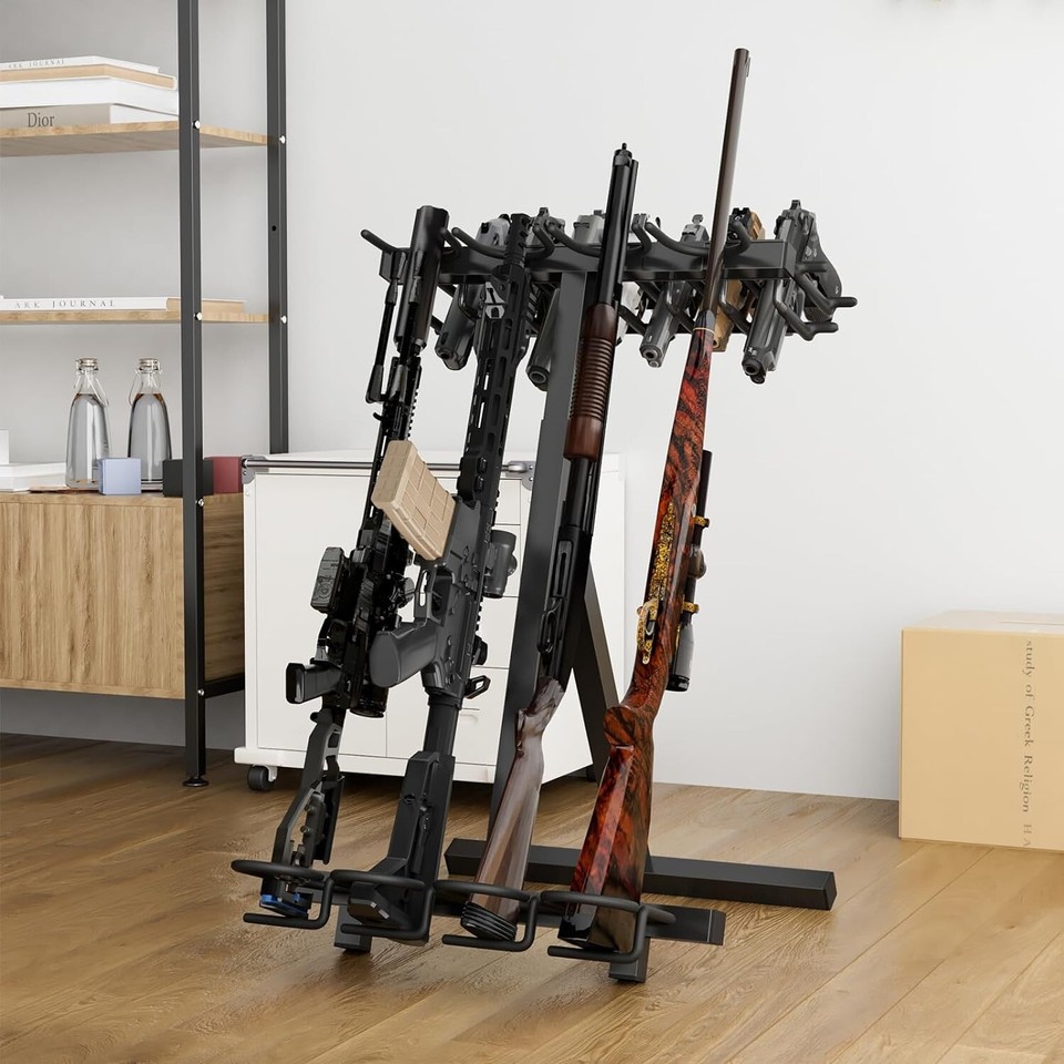 Portable Folding Gun Rack Rifle Rack Metal Shotgun Carbine for Shooting ...