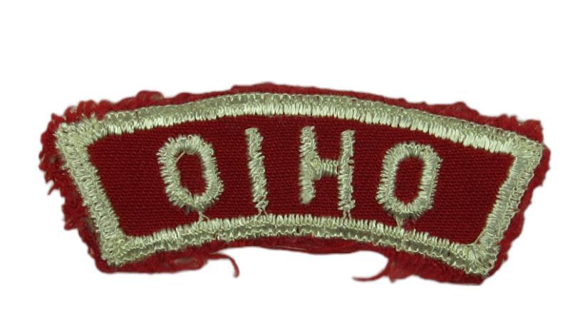 OHIO State Strip Red and White Community Strip RWS worn [Z1996] | eBay